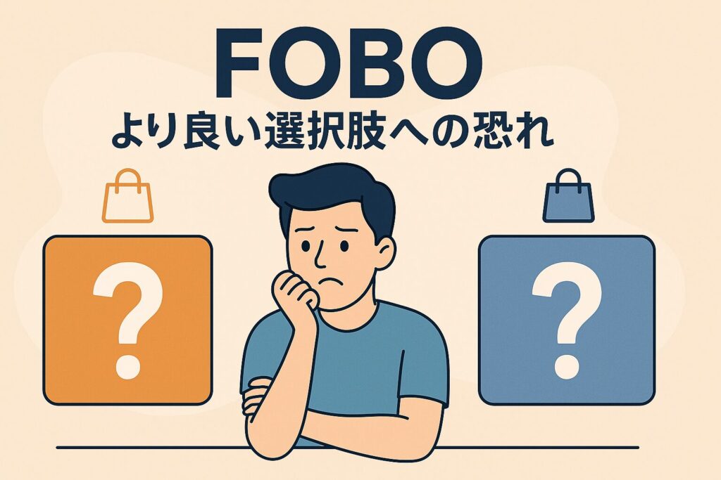 なぜ決められないのか？FOBO（より良い選択肢への恐れ）が生む迷いの心理 | ライフトピ